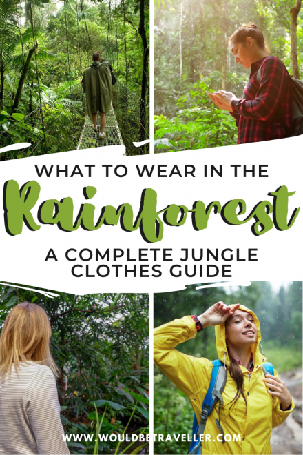 Jungle Clothes To Wear In A Tropical Rainforest: Clothing To Pack